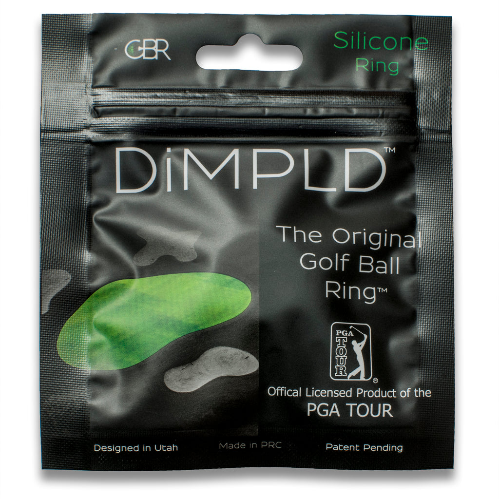 Optic Yellow DiMPLD Silicone PGA TOUR® Golf Ball Ring