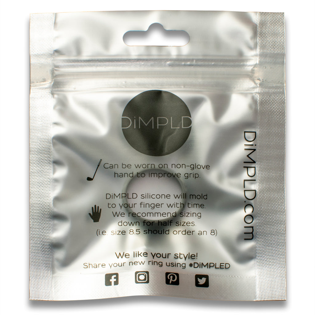 Gray DiMPLD Silicone PGA TOUR® Golf Ball Ring