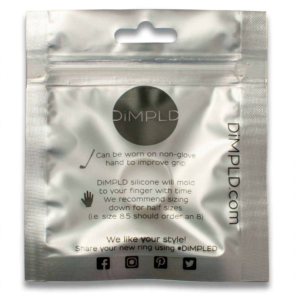 White DiMPLD Silicone PGA TOUR® Golf Ball Ring
